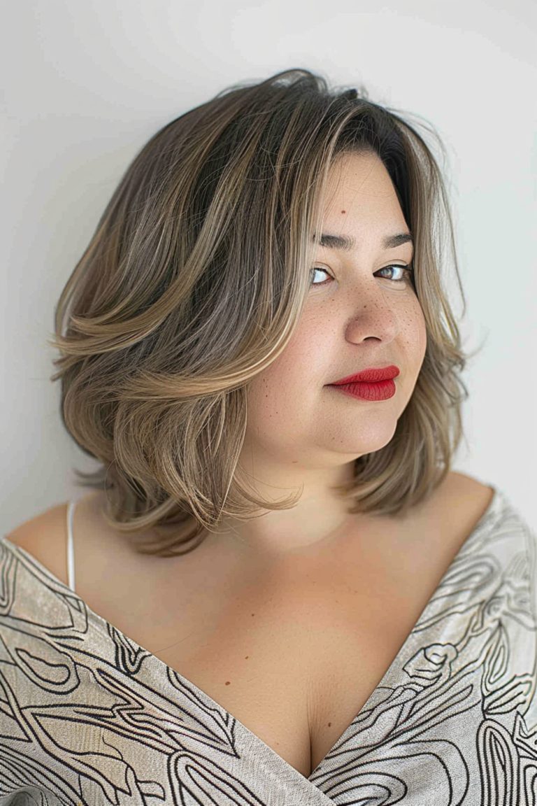 Flattering Medium-Length Haircuts for Round Faces to Try in 2025 - Cuts ...